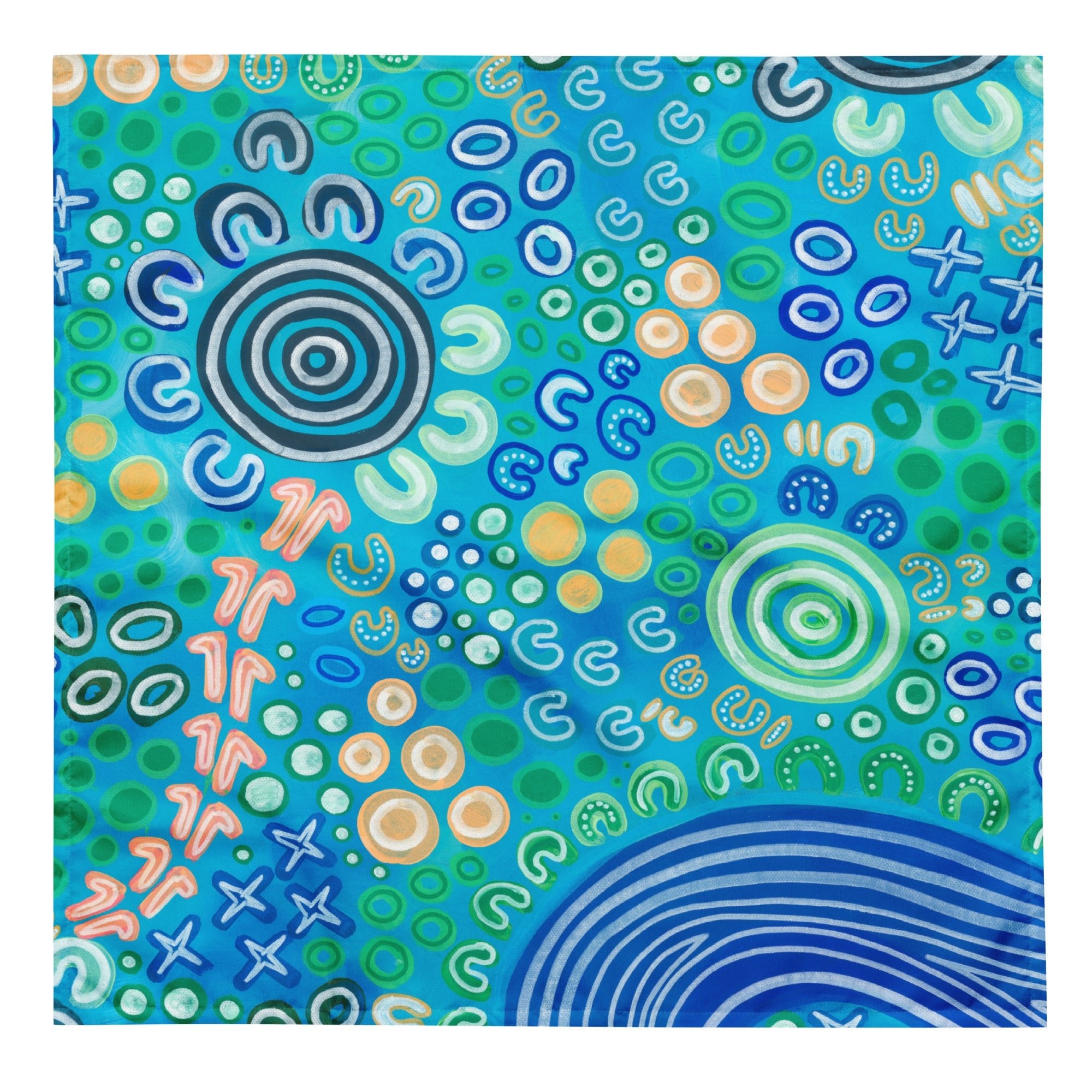 Bunurong Country - Bandana by Merindah-Gunya- Bandana by Milpali ...