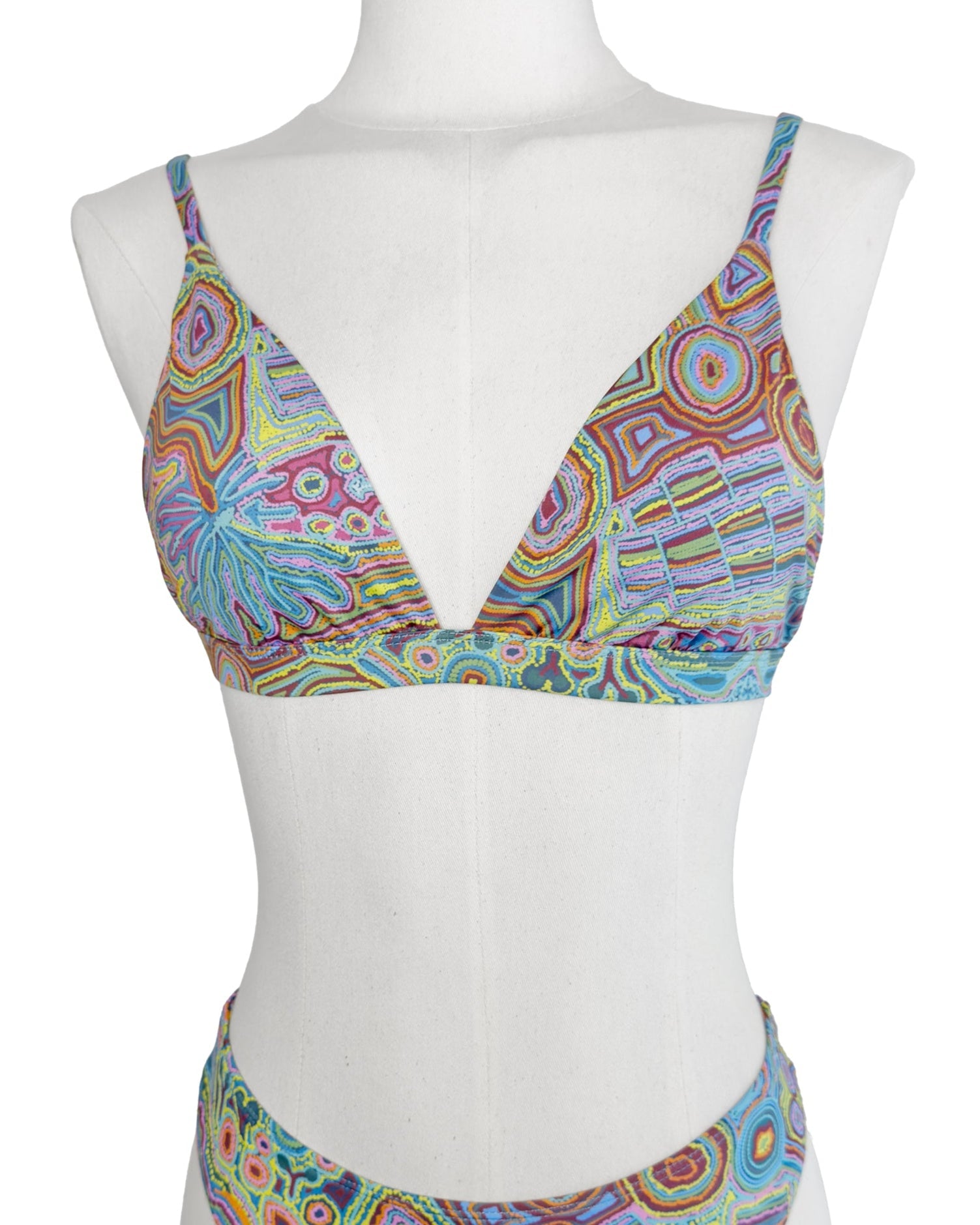 Rainbow Serpent Fixed Triangle Top by Veronica Reid- Fixed Triangle Top ...
