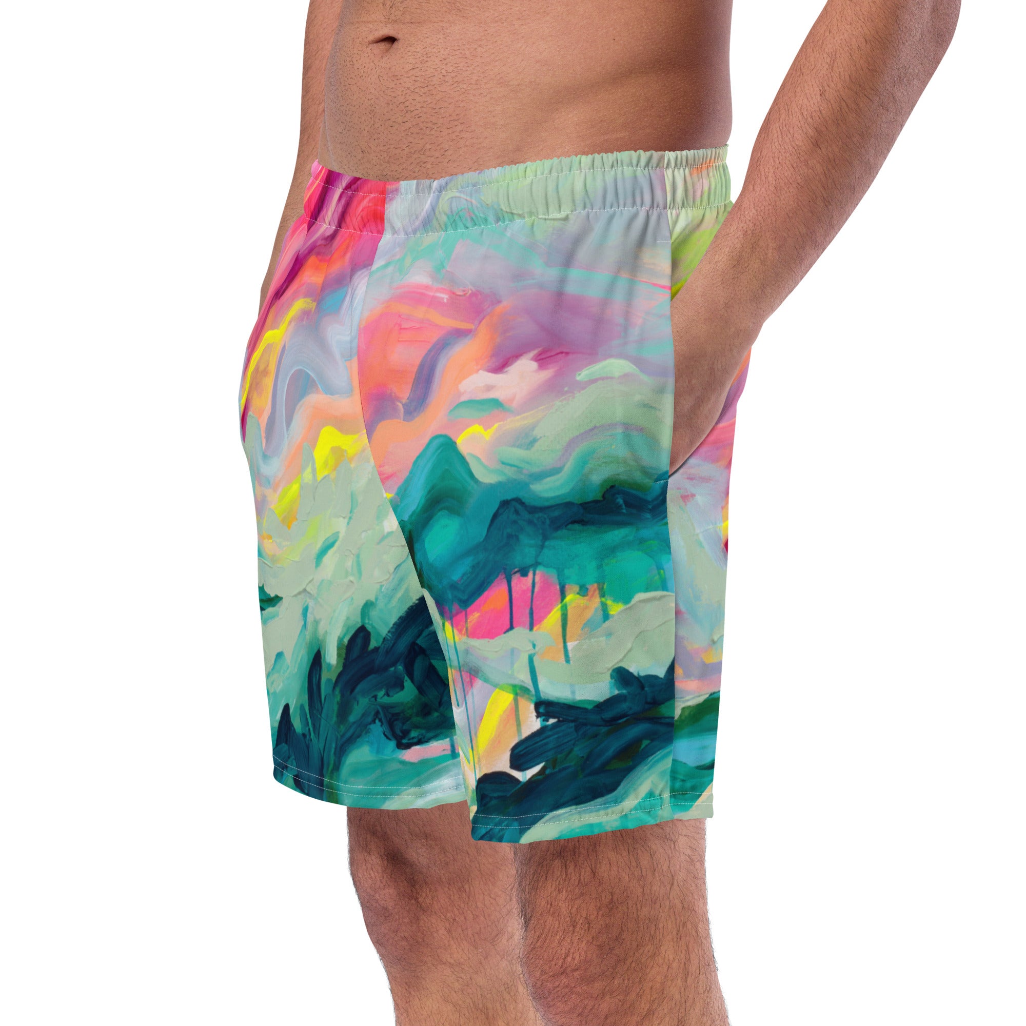 Sugar Coated Men's swim trunks by Julie Amlin- Men Shorts by Milpali ...